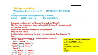 string manipulation in python ppt for grade 11 cbse | PPTX