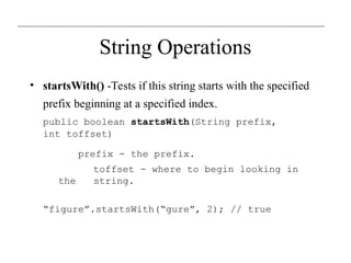 Strings power point in detail with examples | PPT