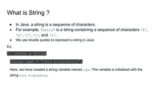 Comprehensive Guide to Java Strings: Creation, Methods, and Best ...