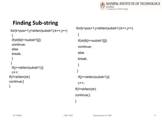 Problem Solving using codes Strings-Extra.pptx