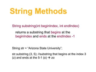 Strings & arrays | PPTX | Programming Languages | Computing