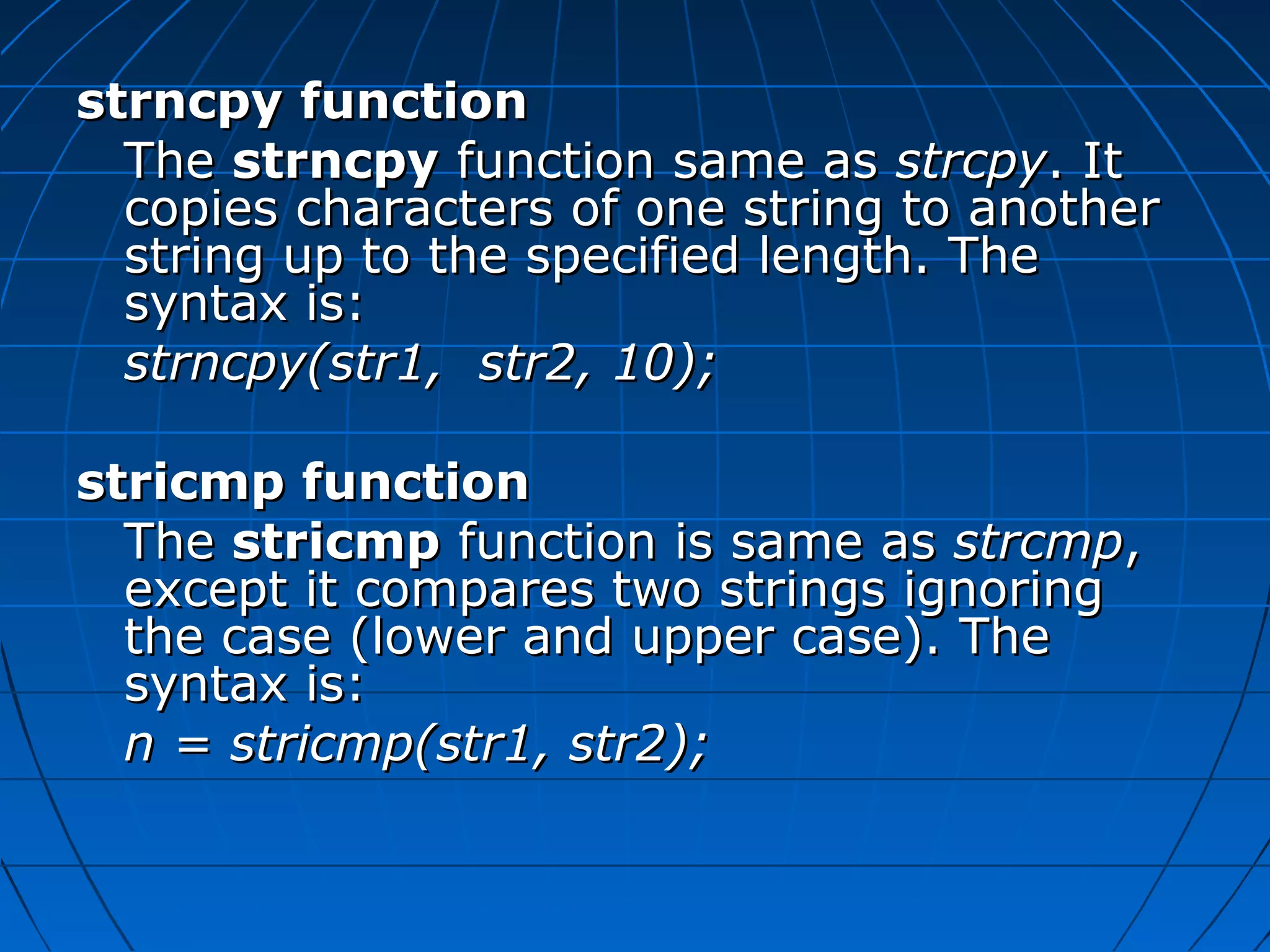 Strings in c | PPT
