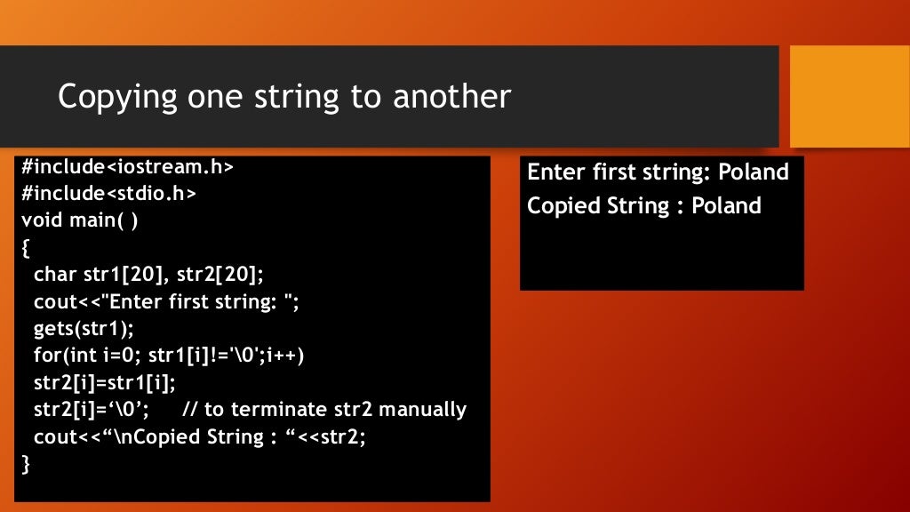 Strings In C
