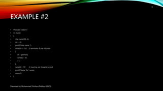 C programming Tutorial Session 4 | PPT