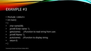 C programming Tutorial Session 4 | PPT