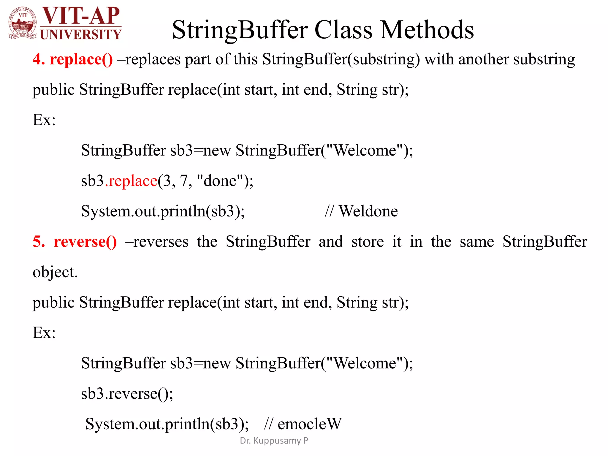 Strings in java | PDF