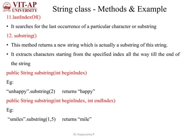 Strings in java | PDF