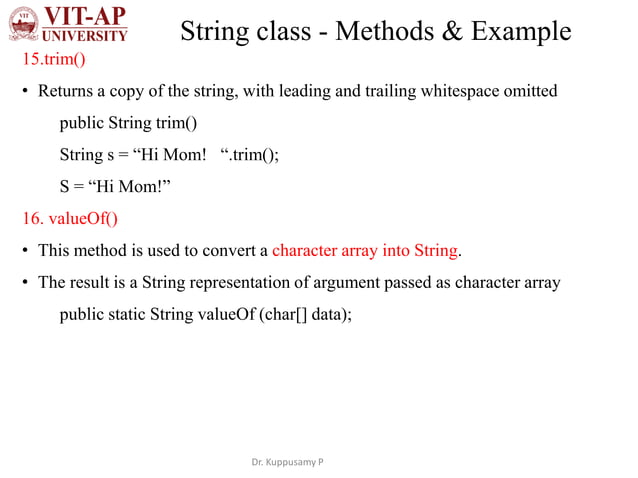 Strings in java | PDF