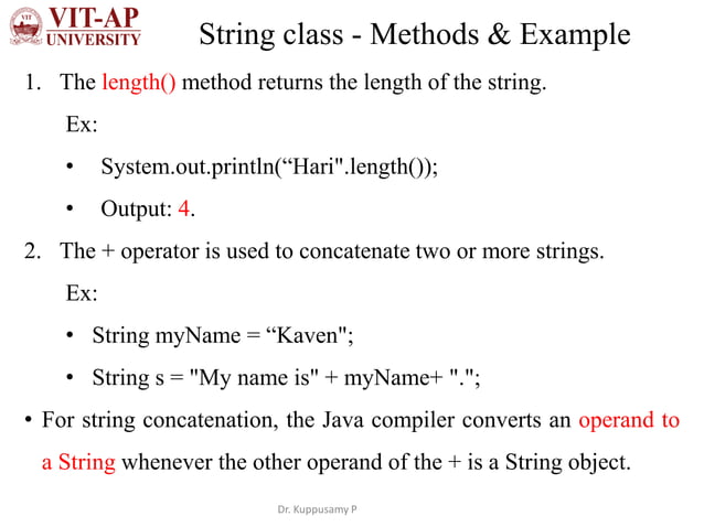 Strings in java | PDF