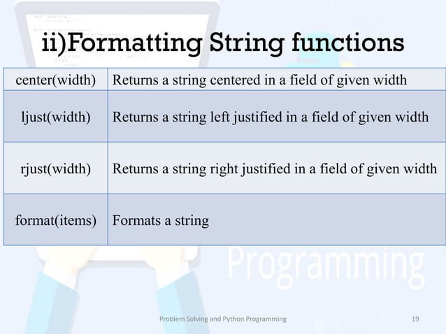 Strings in python | PDF | Programming Languages | Computing