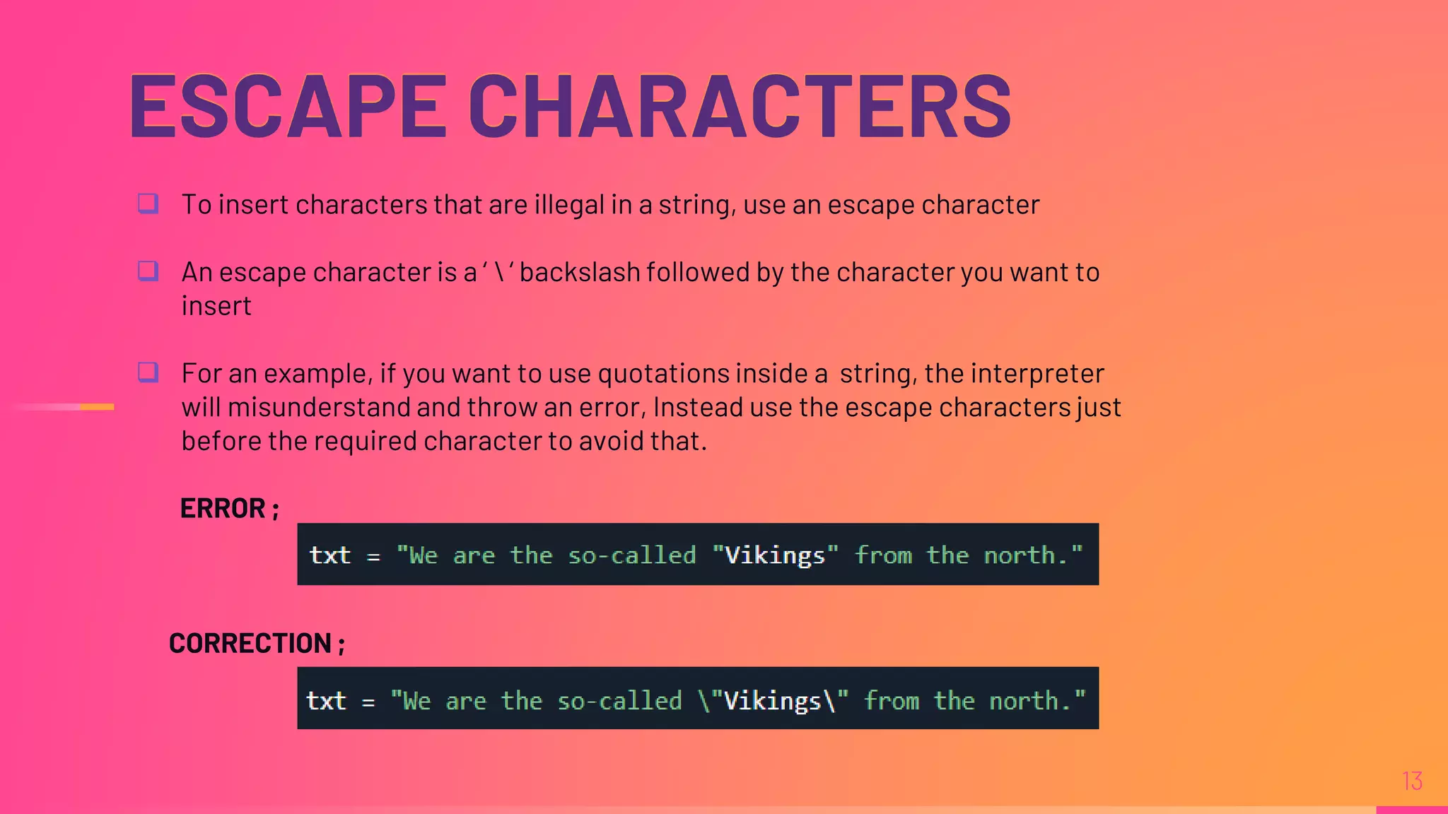 Strings In Python Ppt