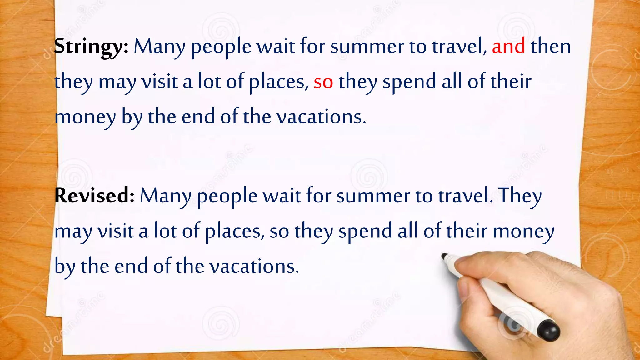 Strings of brief and simple sentences | PPT | Free Download