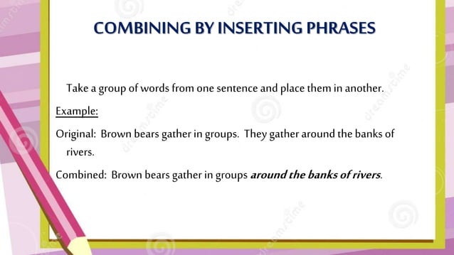 Strings of brief and simple sentences | PPT