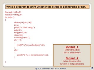 Strings part2 | PPT