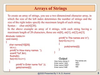 Strings part2 | PPT