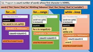 PYTHON-READ WORDS FROM STRING | PPT
