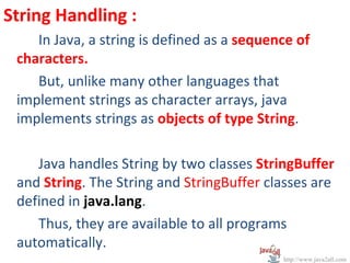 String and string buffer | PPT
