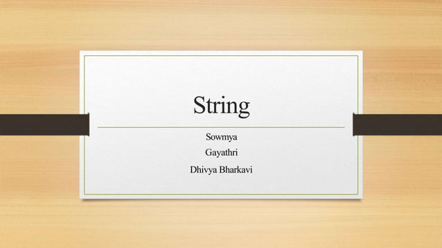 stringstringbuilderstringbuffer-190830060142.pptx