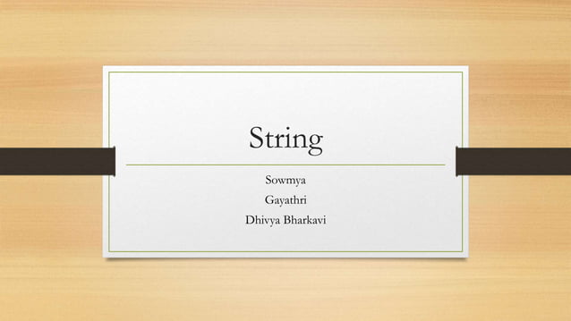 String, string builder, string buffer | PPTX