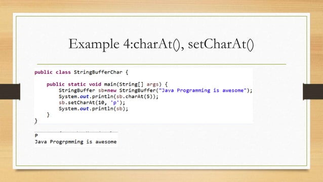 String, string builder, string buffer | PPTX