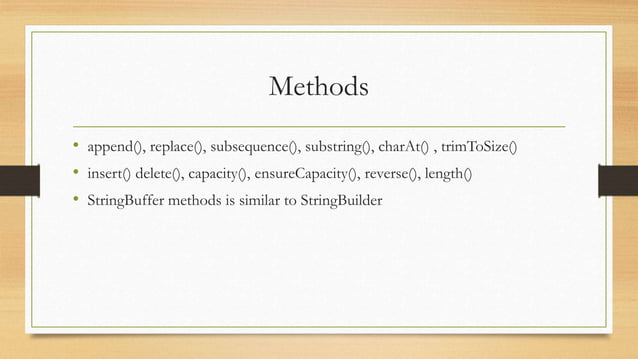String, string builder, string buffer | PPTX