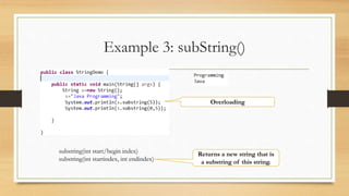 String, string builder, string buffer | PPT