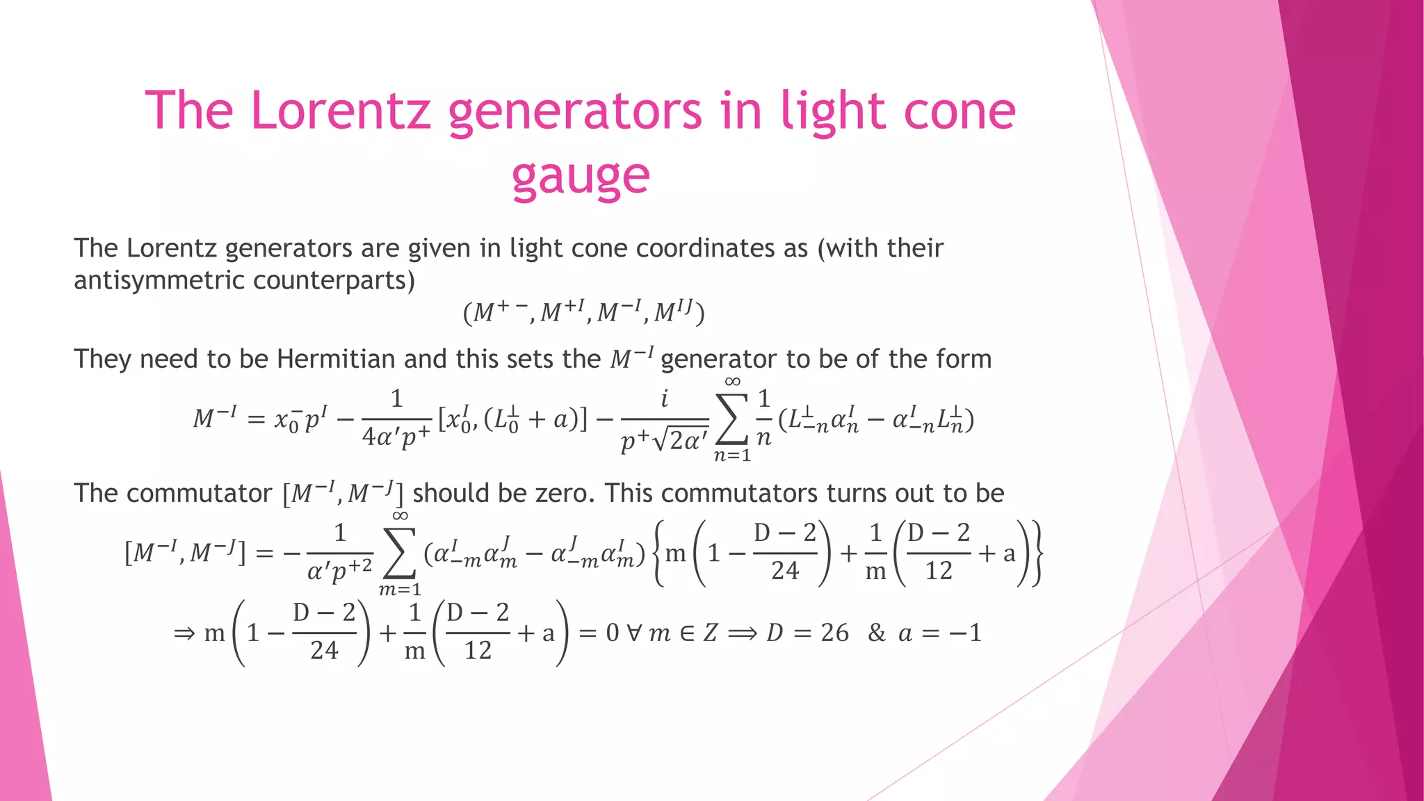 String theory basics | PPTX