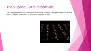 String theory basics | PPTX