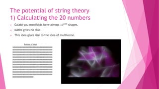 String theory basics | PPTX