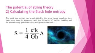 String theory basics | PPTX