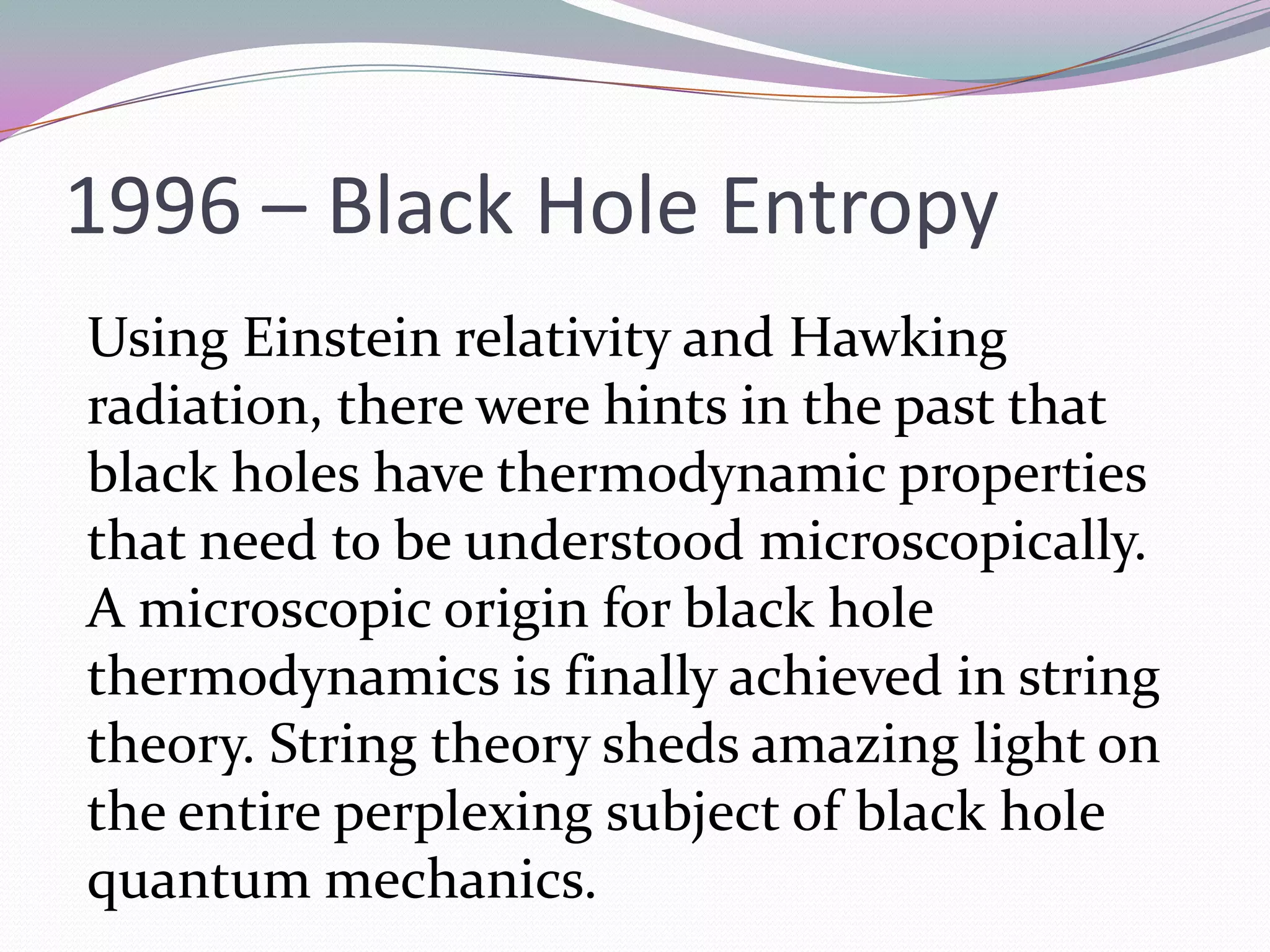String Theory History | PPTX | Physics | Science