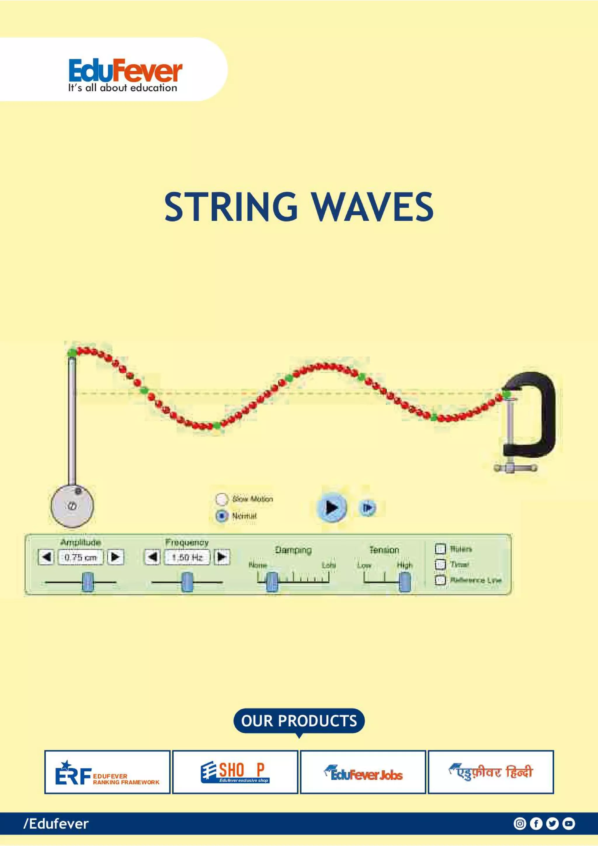 String Waves - Physics Revision Notes | PDF
