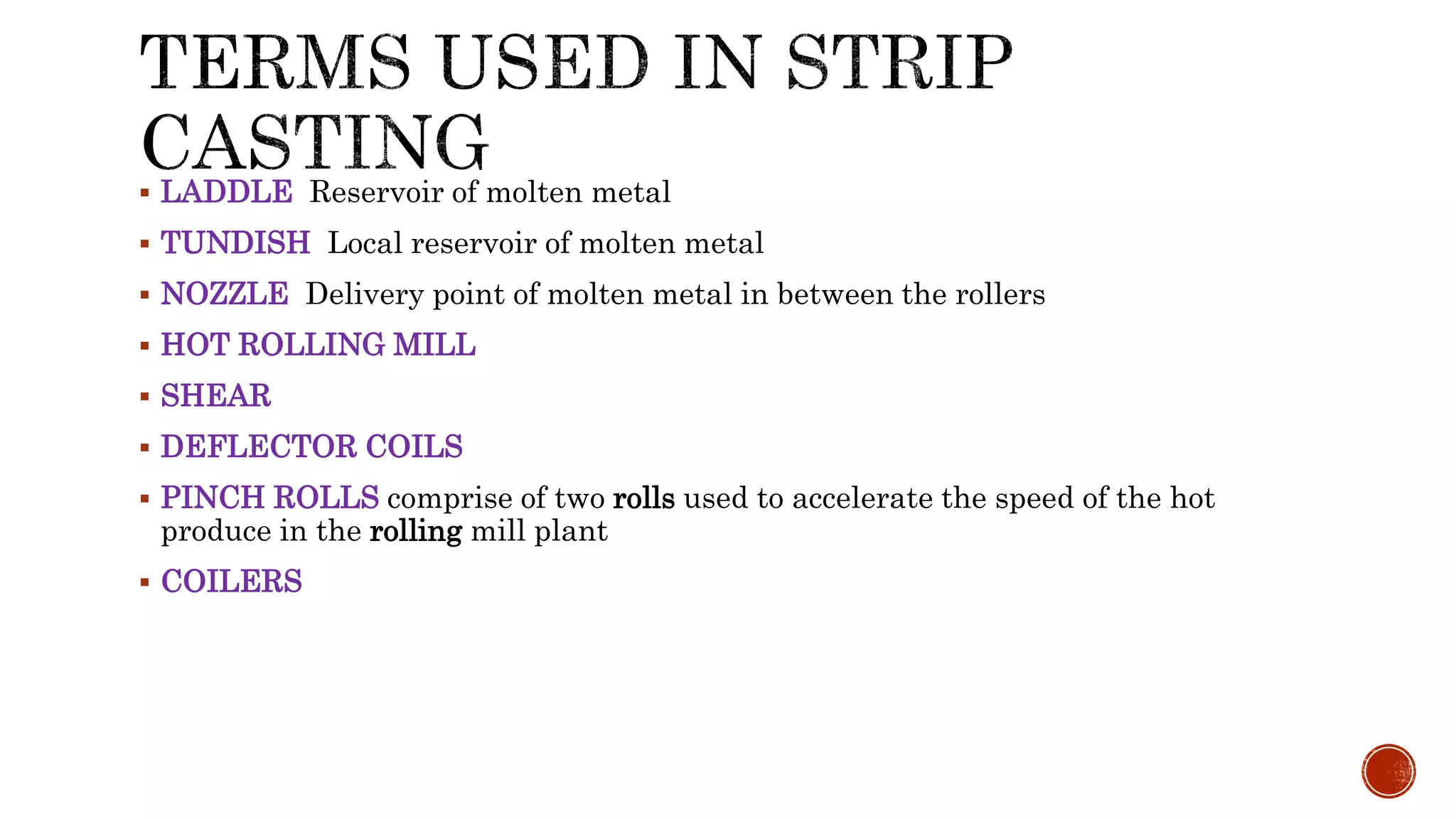 Strip casting | PPTX