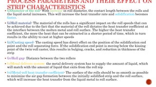 Strip casting | PPTX