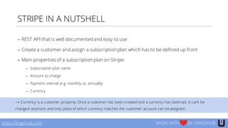 Stripe subscription and VAT handling | PDF