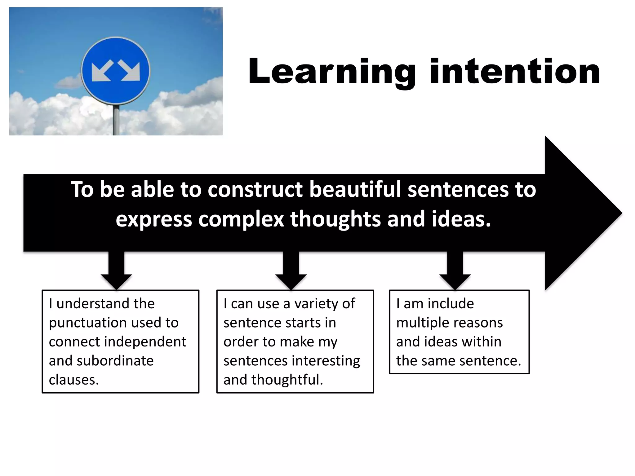 Beautiful sentences lesson | PPTX