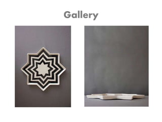 Striped star plate | PPTX