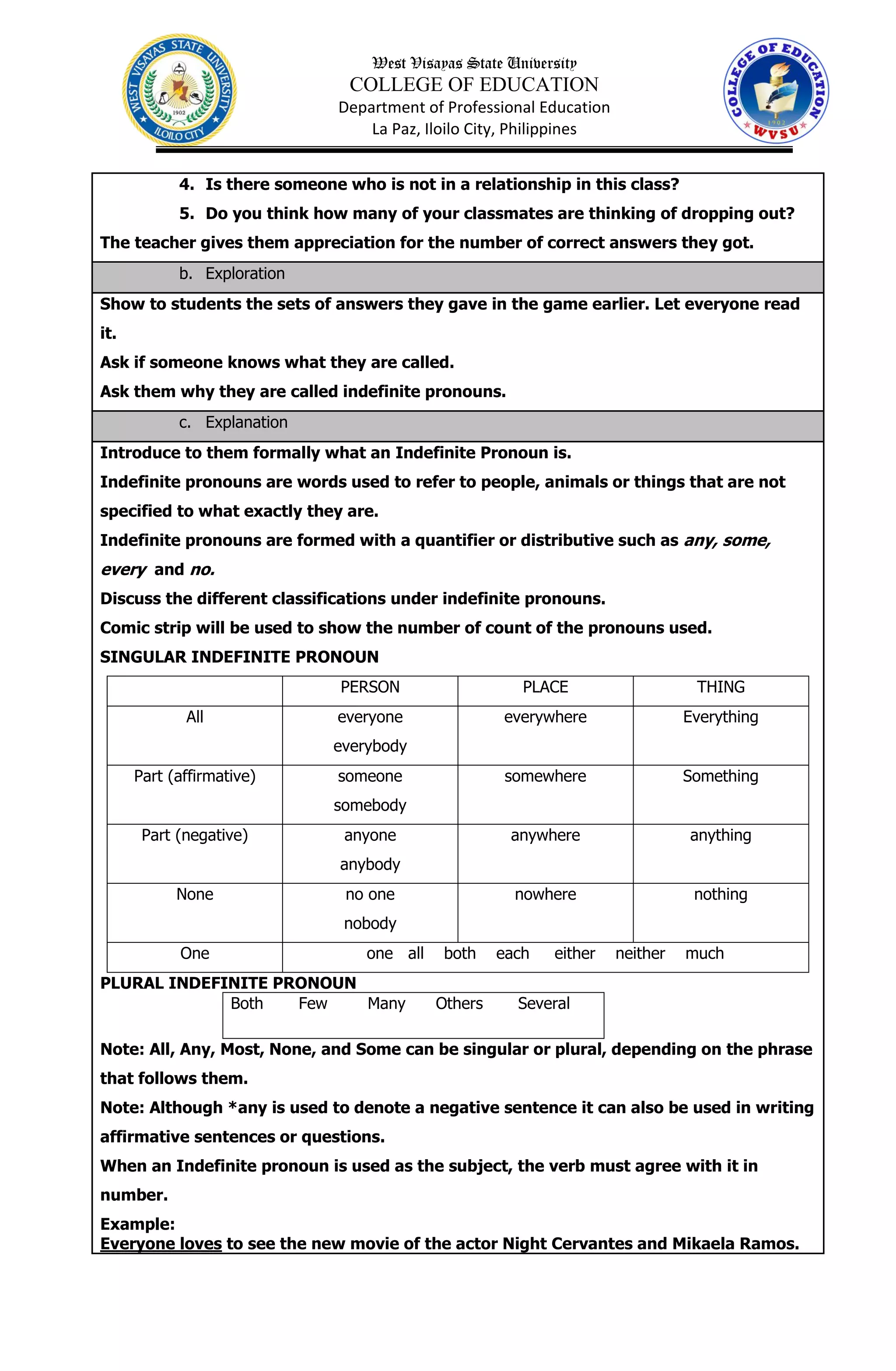 Strip It: Comics Pronouns Teachers Tool Kit- lesson plan | PDF