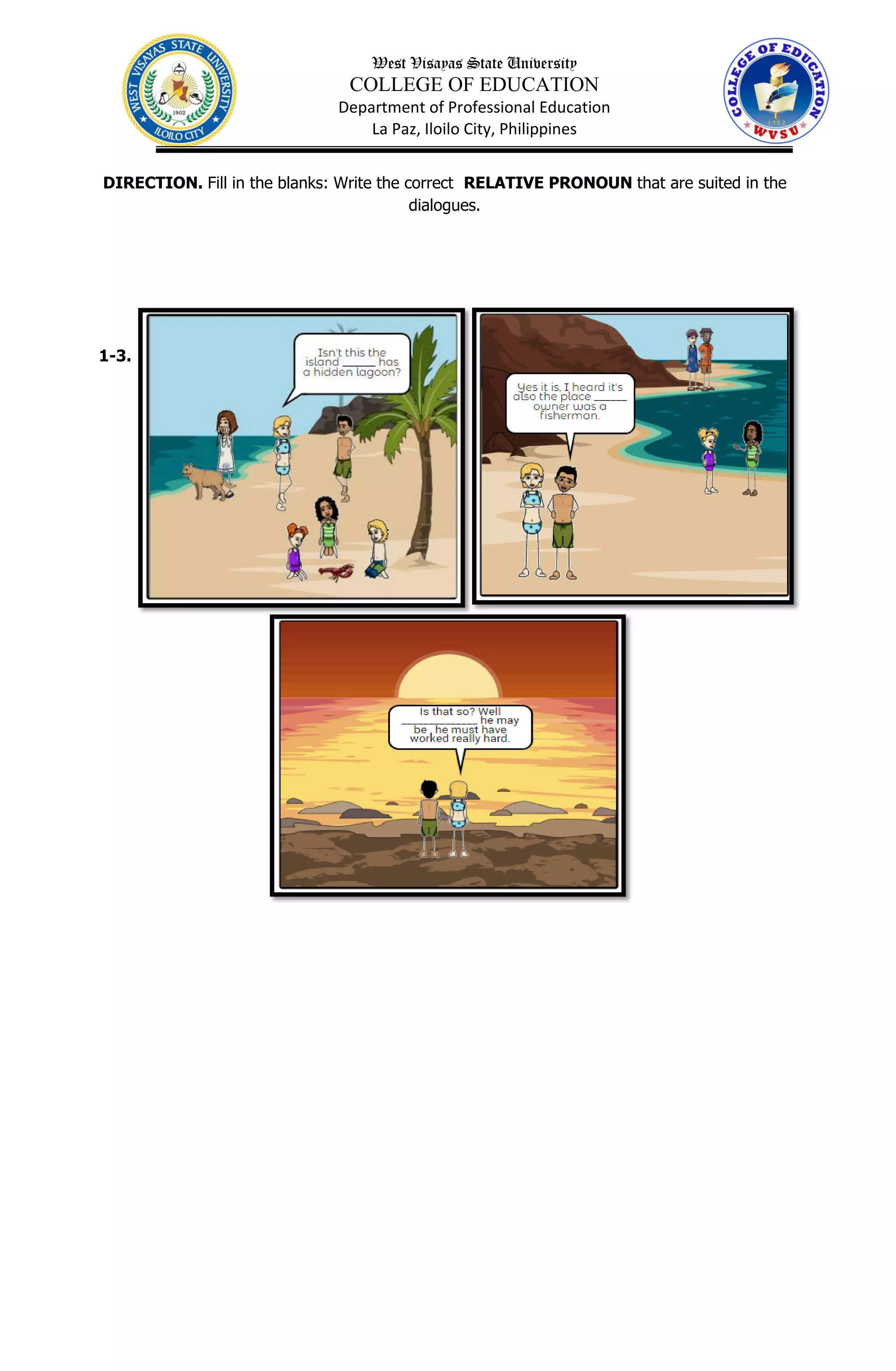 Strip It: Comics Pronouns Teachers Tool Kit- lesson plan | PDF