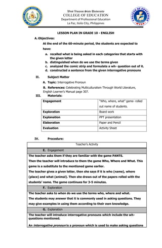 Strip It: Comics Pronouns Teachers Tool Kit- lesson plan | PDF