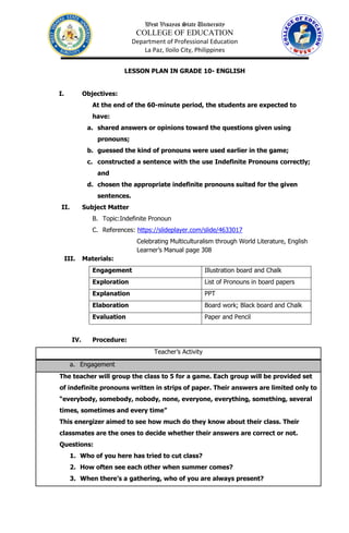 Strip It: Comics Pronouns Teachers Tool Kit- lesson plan | PDF