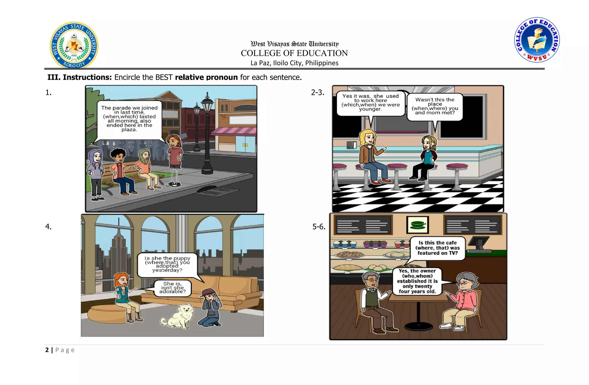 Strip it: comics-pronoun teachers' tool kit- pre test | PDF