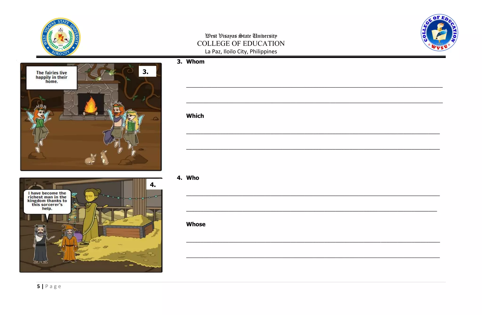 Strip it: comics-pronoun teachers' tool kit- pre test | PDF