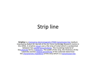 Stripline | PPTX