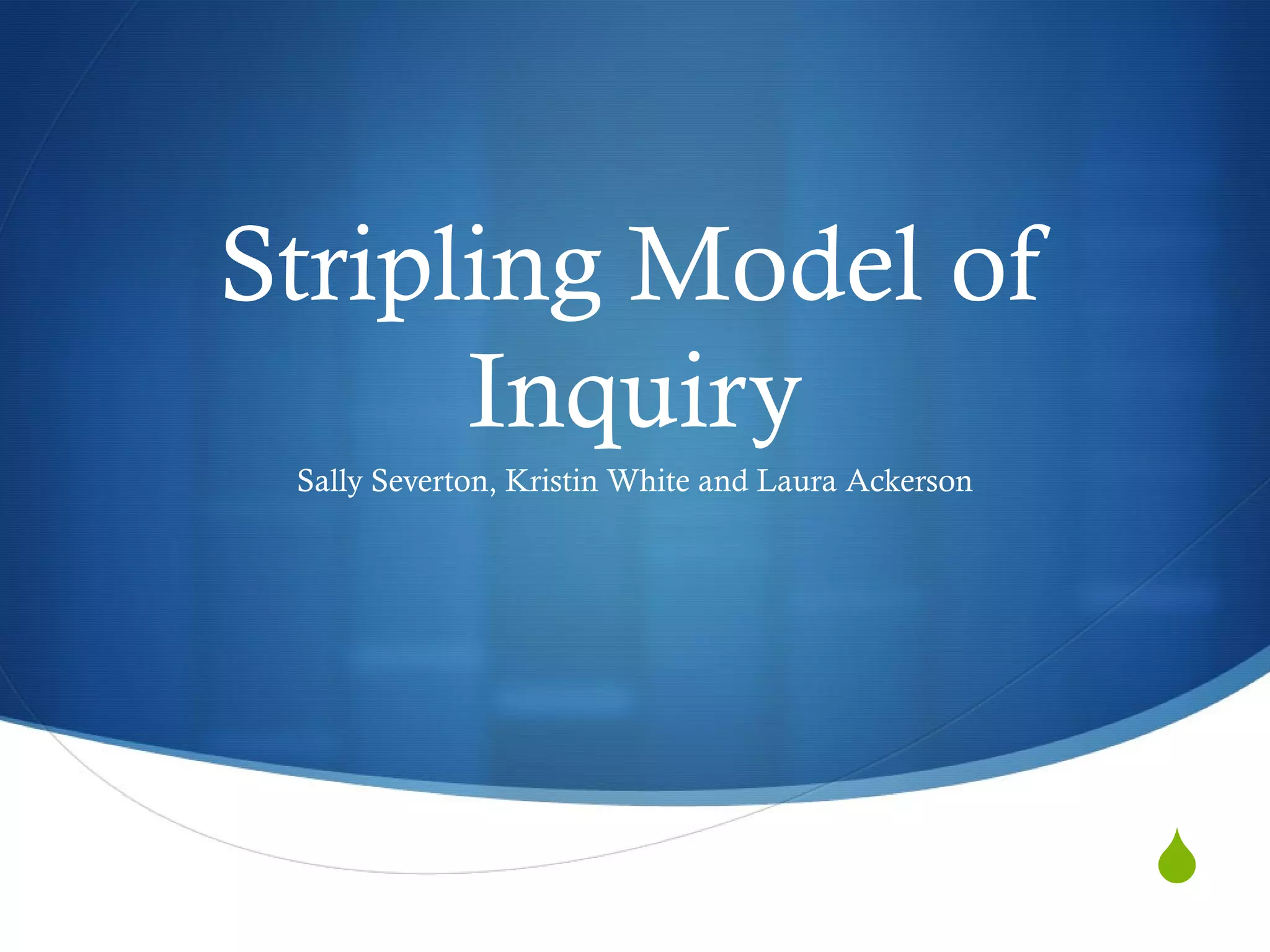 Stripling model proposal | PPT