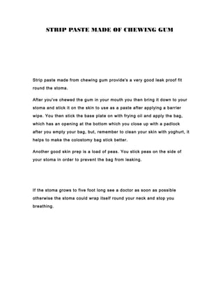 Strip paste made of chewing gum | PDF