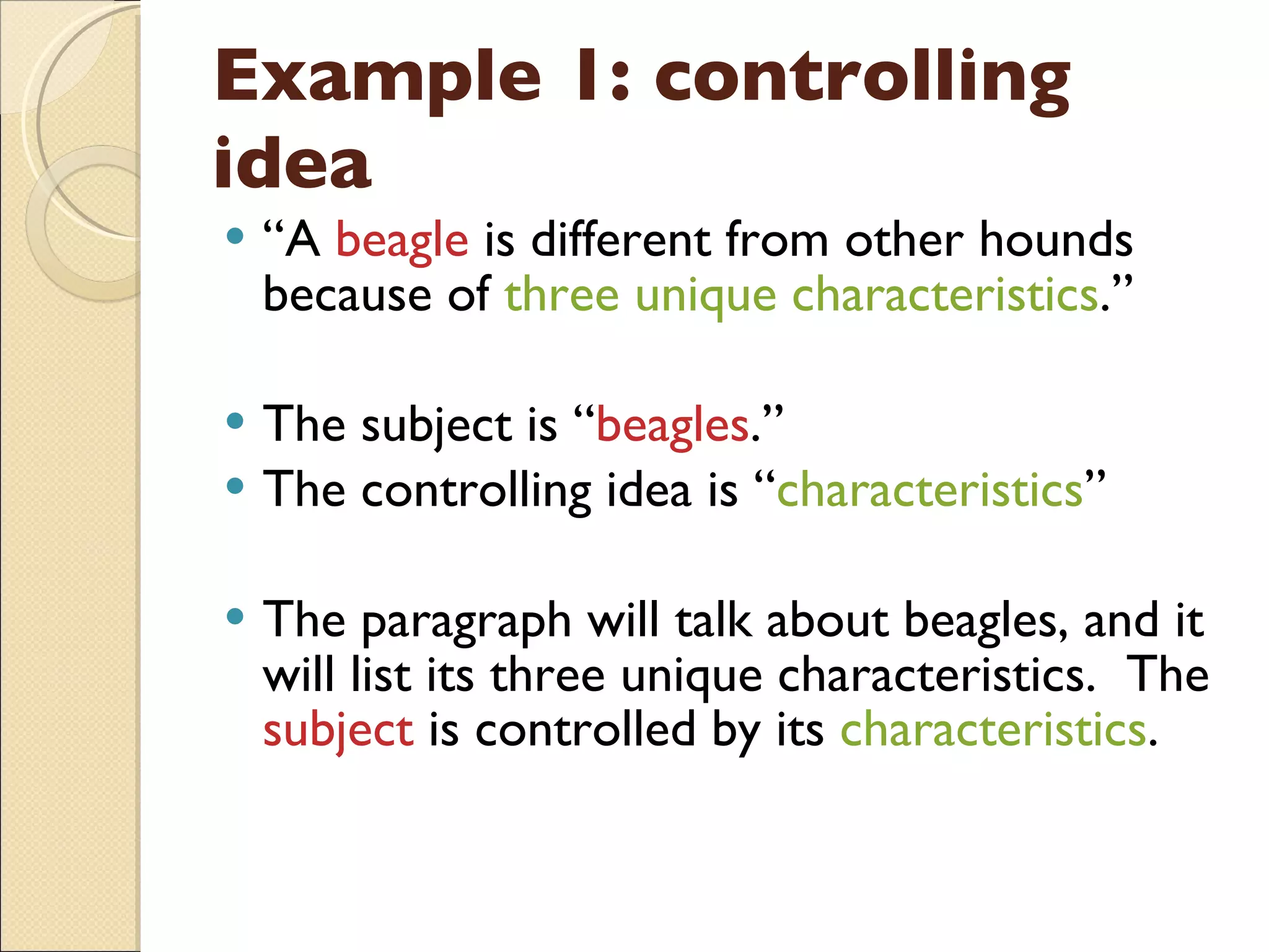 Topic Sentences | PPT