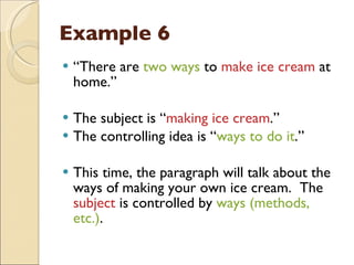 Topic Sentences | PPT