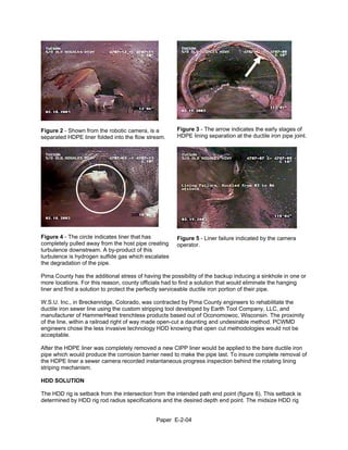 Stripping of liners from pipes using hdd technology (2007) | PDF
