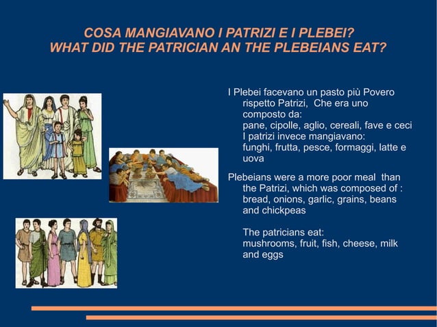 COME E COSA MANGIAVANO GLI ANTICHI ROMANI? | PPT | Food & Drink